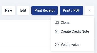 Invoices | Upscale ERP Docs