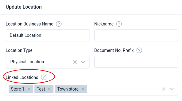 Set Up Business Locations | Upscale ERP Docs